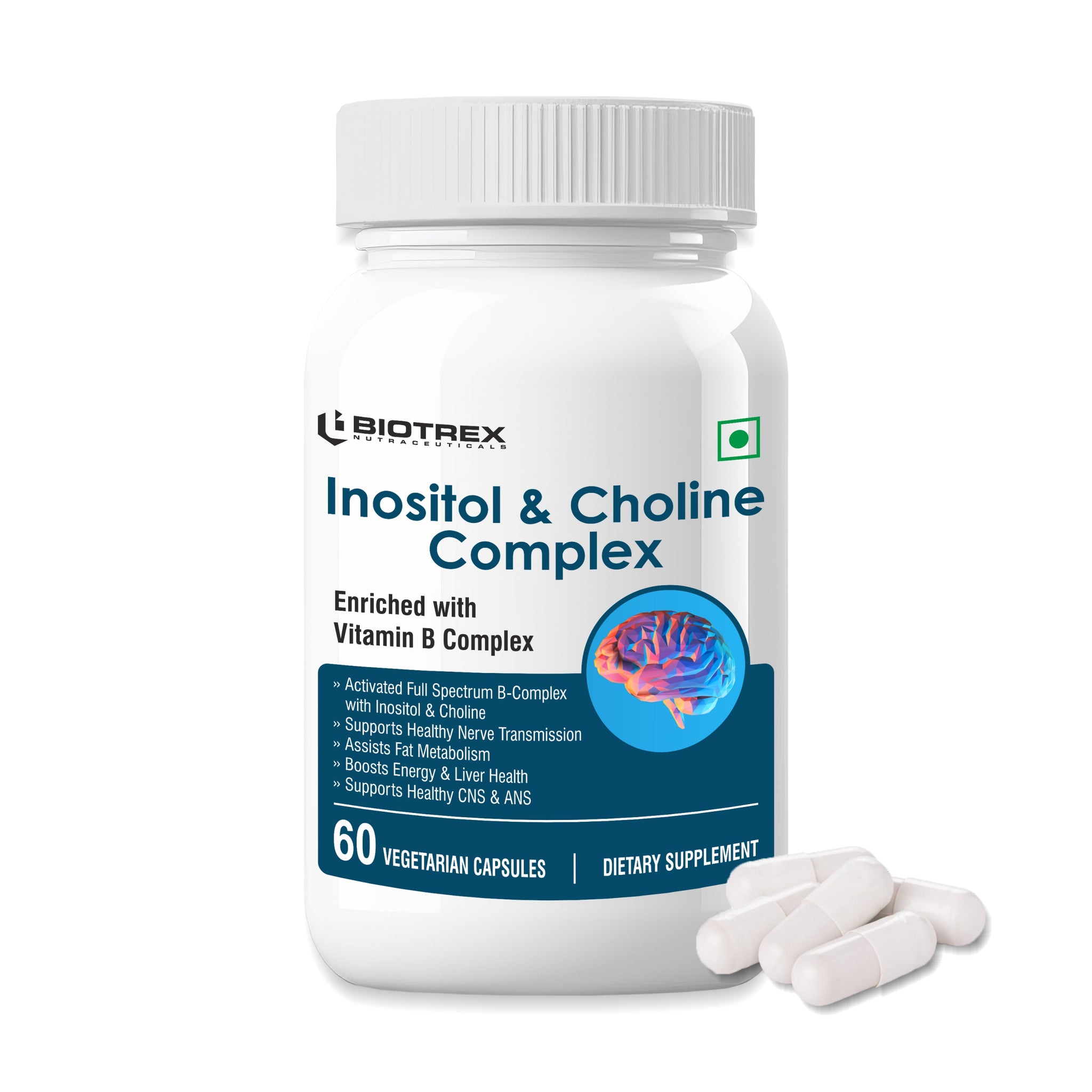 Biotrex Inositol and Choline Complex With Vitamin B Complex Vitamin B1 ...