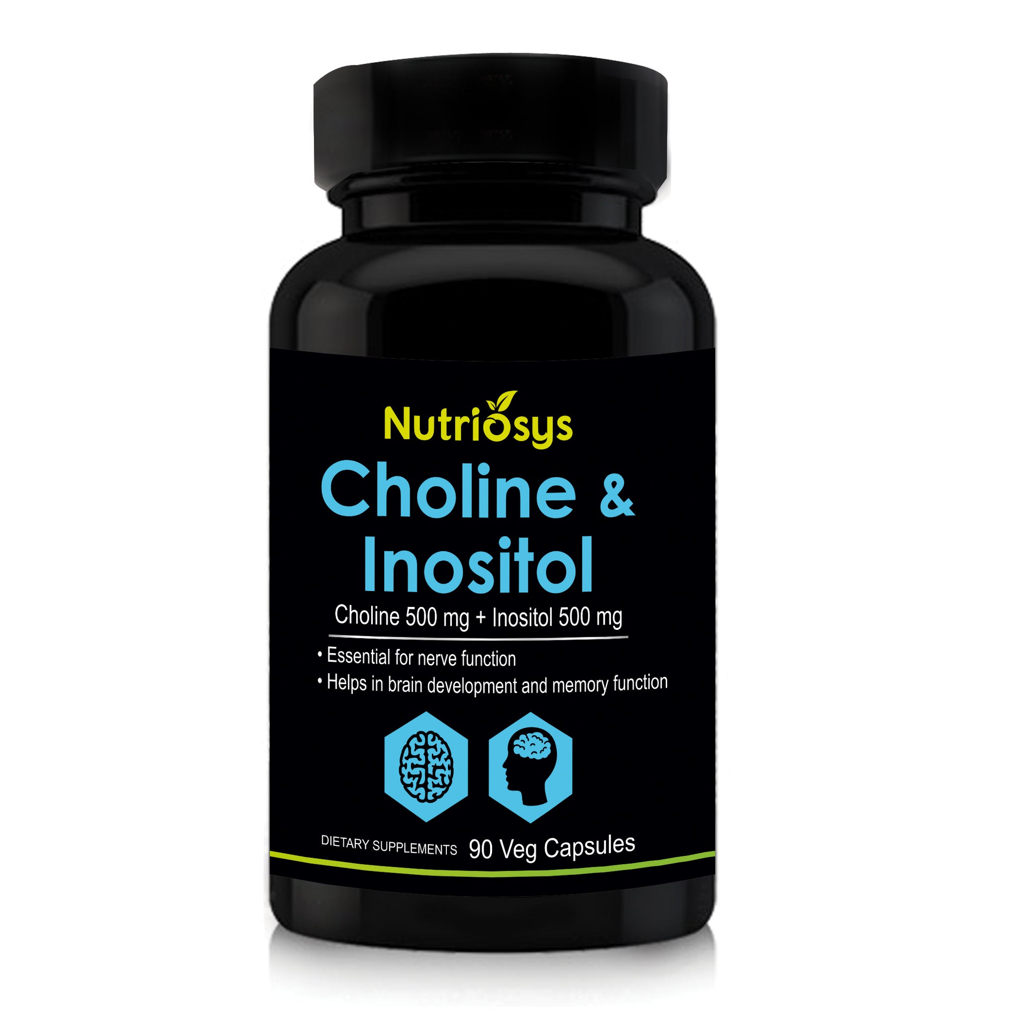 Nutriosys Choline & Inositol 500mg - 90 Capsules – BIOTREX NUTRACEUTICALS